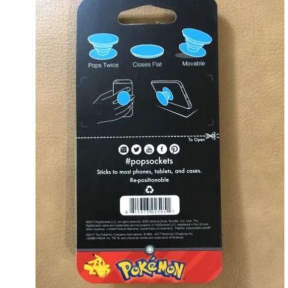 Popsockets | Accessories | Pokemon Popsockets Pop Socket Phone Grip ...